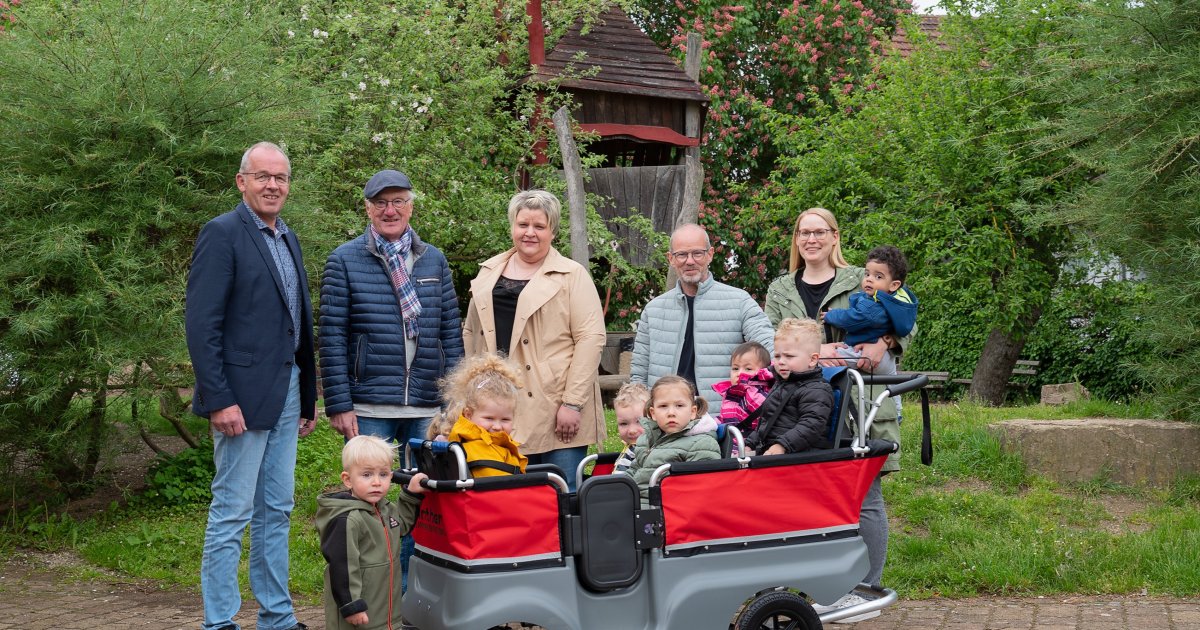 Spende des Geschichts- und Kulturkreis Wabern e.V. an die Kinderkrippe ...