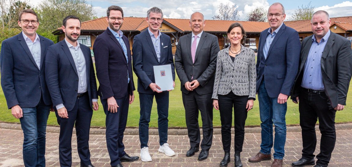 Übergabe Förderbescheid | Wabern